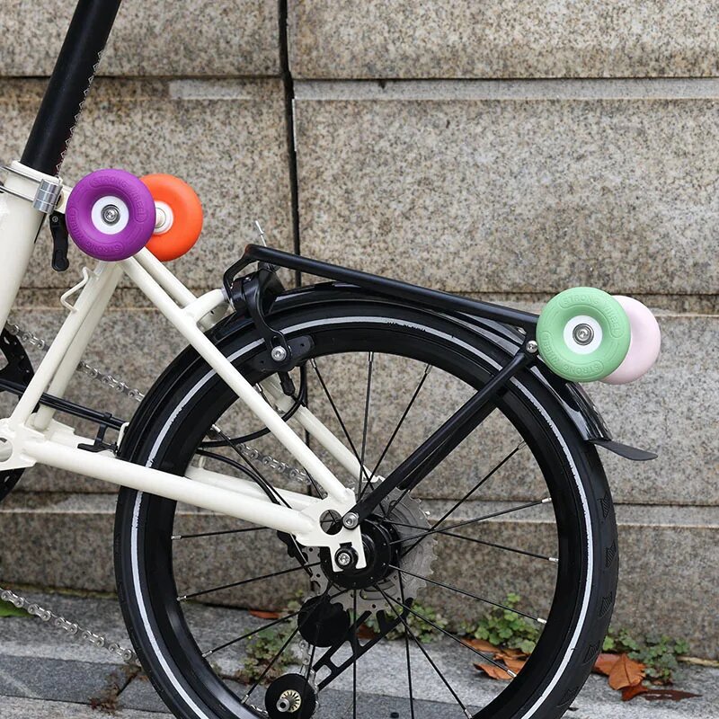 Колеса Easy Wheel для Brompton Серый, Black — фото 1