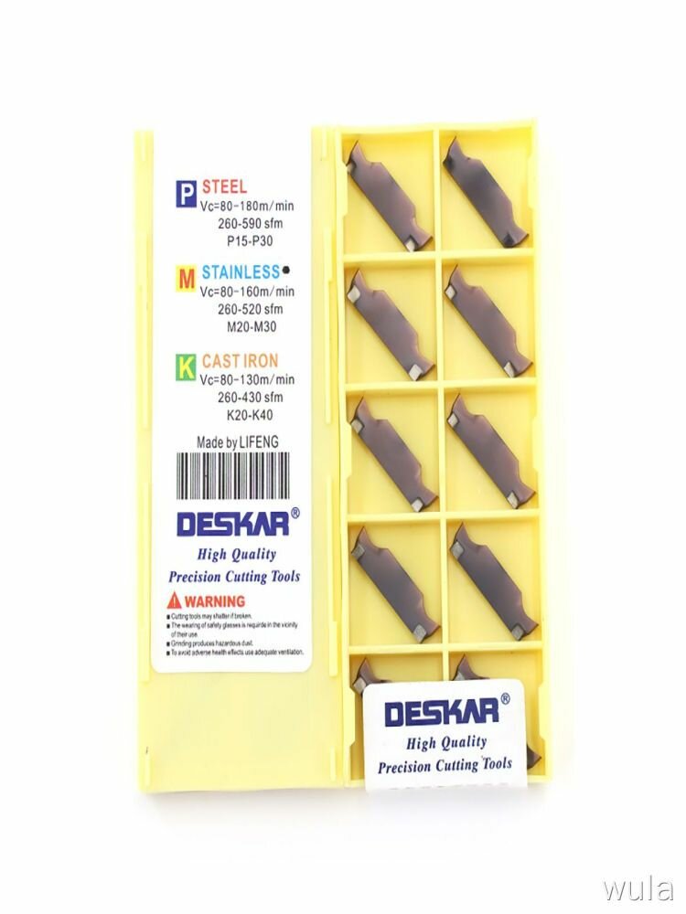 Нож для фрезы DESKAR MGGN300-JM LF6018 - прочный, точный, для обработки металла — фото 1
