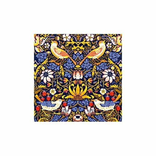 Набор для вышивания Bothy Threads "Strawberry Thief", William Morris, канва, мулине