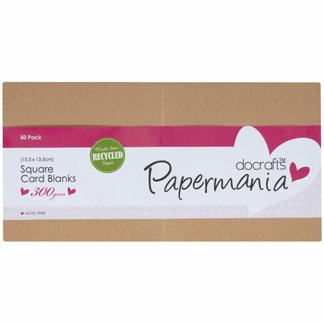 Набор заготовок docrafts "Крафт", для открыток, с конвертами, 13,5х13,5 см, 55 шт