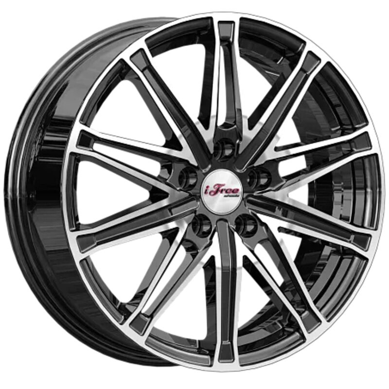 Литой колесный диск iFree Виар (КС1065) 6,5x17/5x114,3 ET40 D66,1 Блэк Джек
