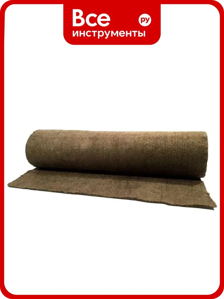 Базальтовый мат BASFIBER 10000x1200x8 мм, 12 м2, огнеупорный, 700C БИМ 8-рулон