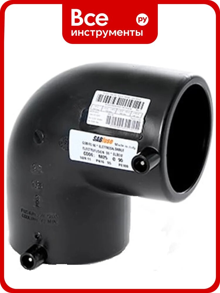 Электросварной отвод 90 SABfuse PN16 PE100 D110 8025110000