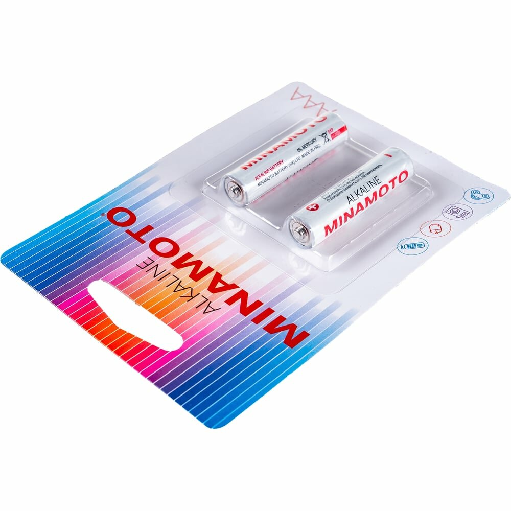 Батарейка Minamoto LR03, 2 card 402 — фото 1