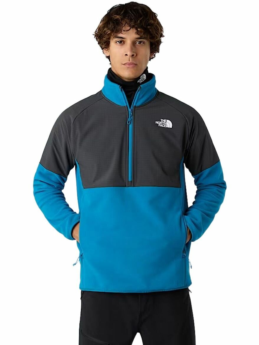 Толстовка спортивная M GLACIER HVWT 1/2 ZIP Dusk Bl