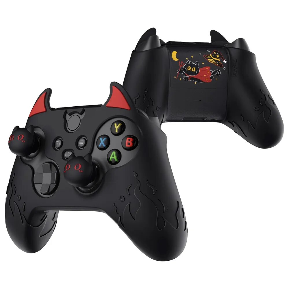 Силиконовая защитная пленка для углов контроллера Xbox Series X/S, черная.
