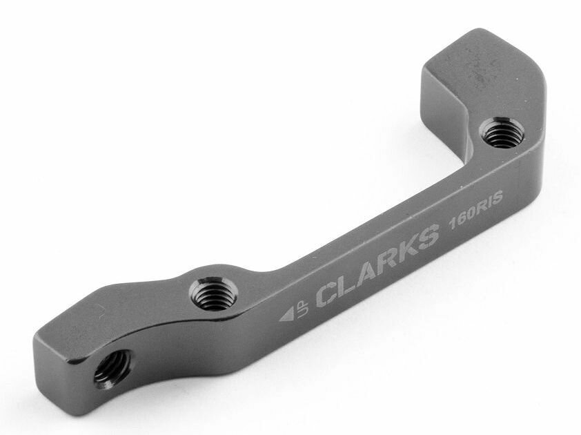 Адаптер (c PM на IS) 160мм задний для дискового тормоза алюминиевый CLARKS CB-6065BLK-160RIS черный переходник