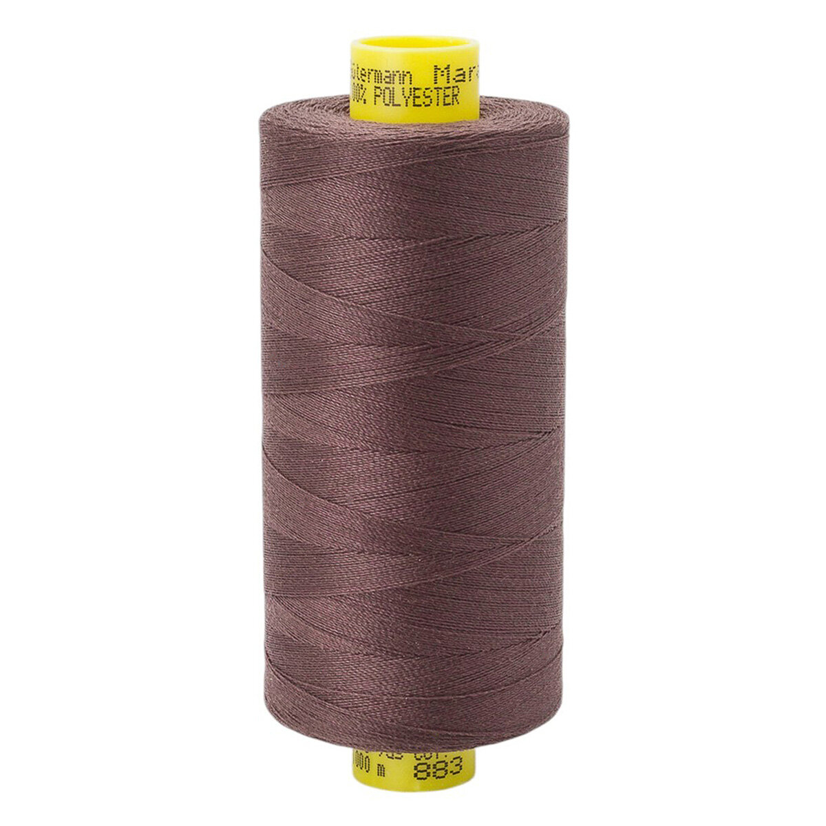Нитки Mara 120/1000 м универсальные, 100% полиэстер Gutermann 700207 (883 т. горький шоколад), 10 шт