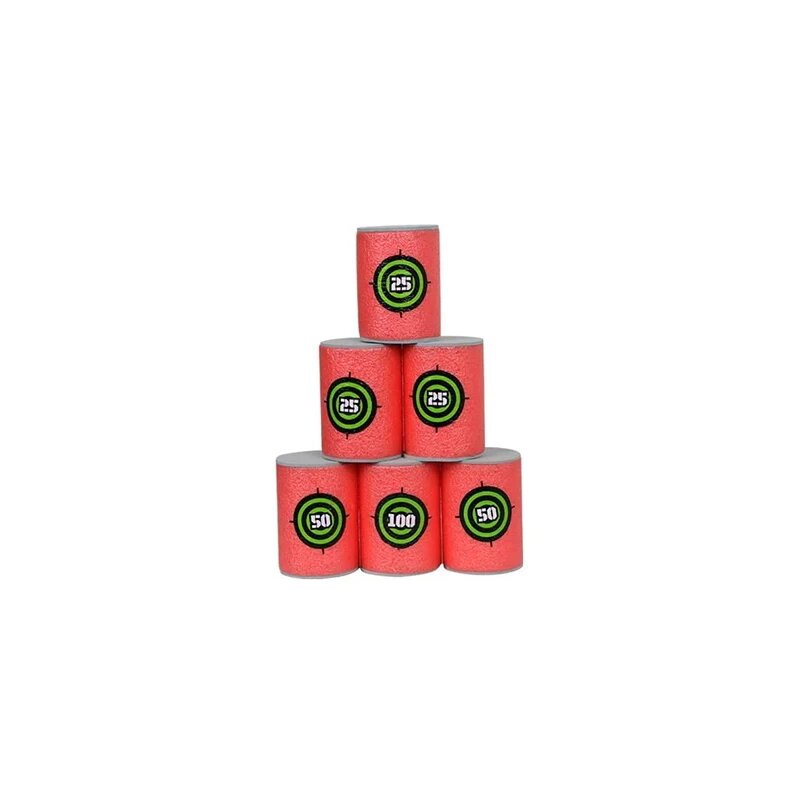 Мишени для Nerf, EVA, 6PCS, красные