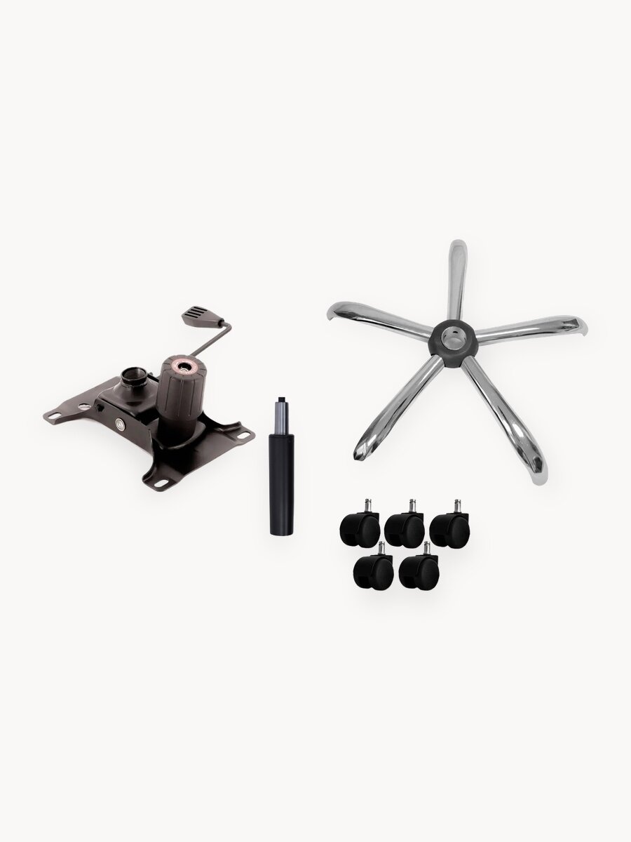 Нижняя часть компьютерного кресла (колесики, крестовина Хром, газлифт, топ-ган 15*20)