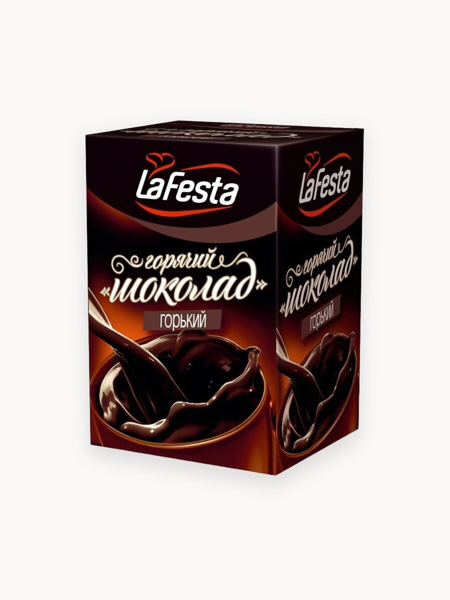 Горячий шоколад LA FESTA "Горький" (22гх10шт.) /картон/ 220г