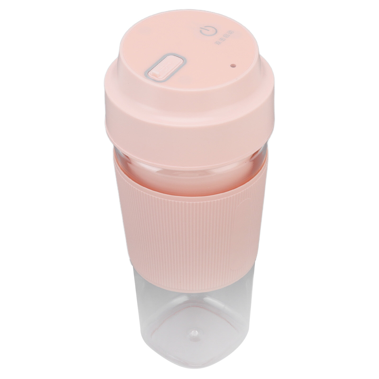 Электрическая чашка для соковыжималки, 300 мл, 1200 мАч, аккумулятор, зарядка через USB, ручная электрическая безопасная чашка для соковыжималки для офиса, дома, путешествий, розовая