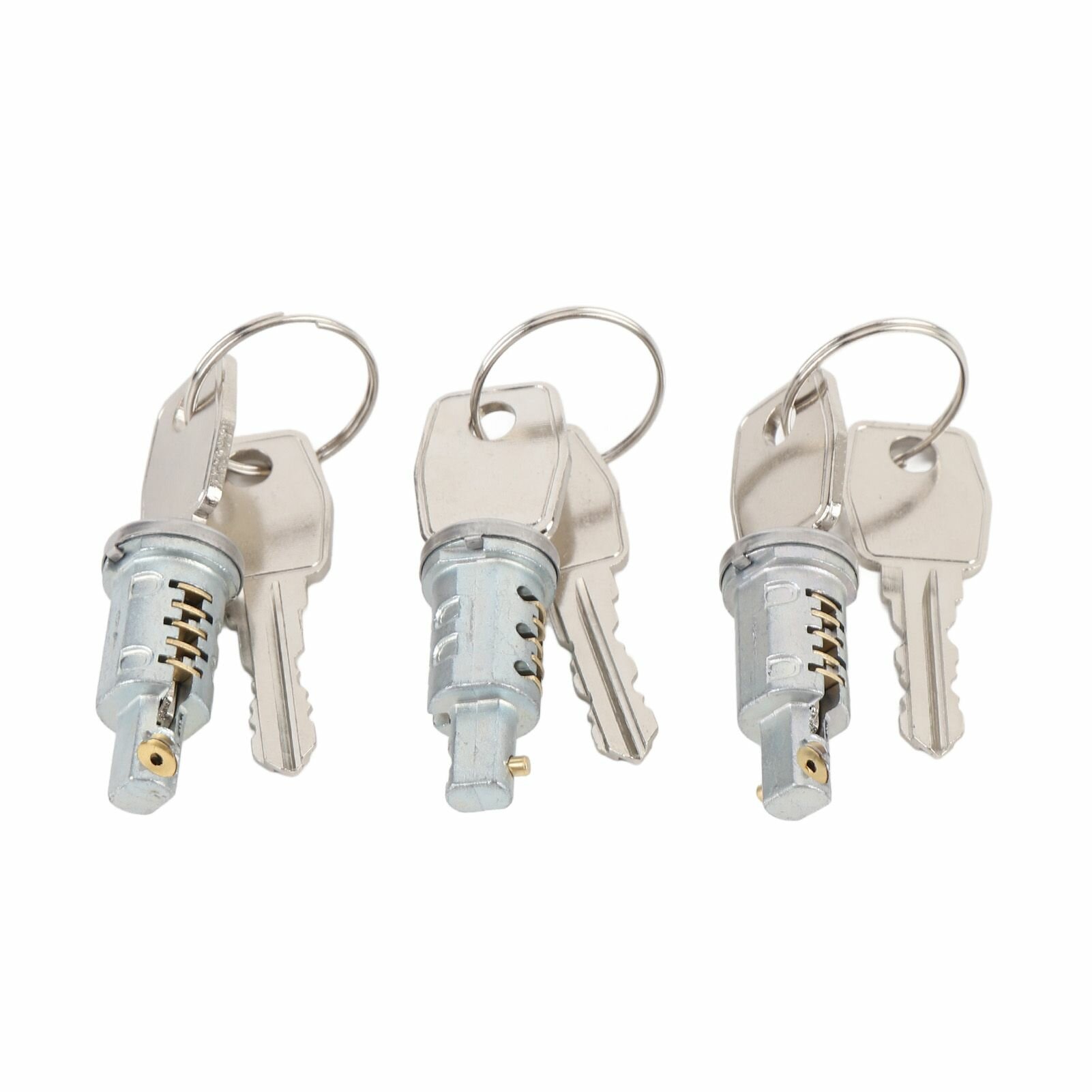 Комплект личинок замка двери MTC6504 Комплект личинок замка передней двери из металла с ключами для Defender 90 110 130