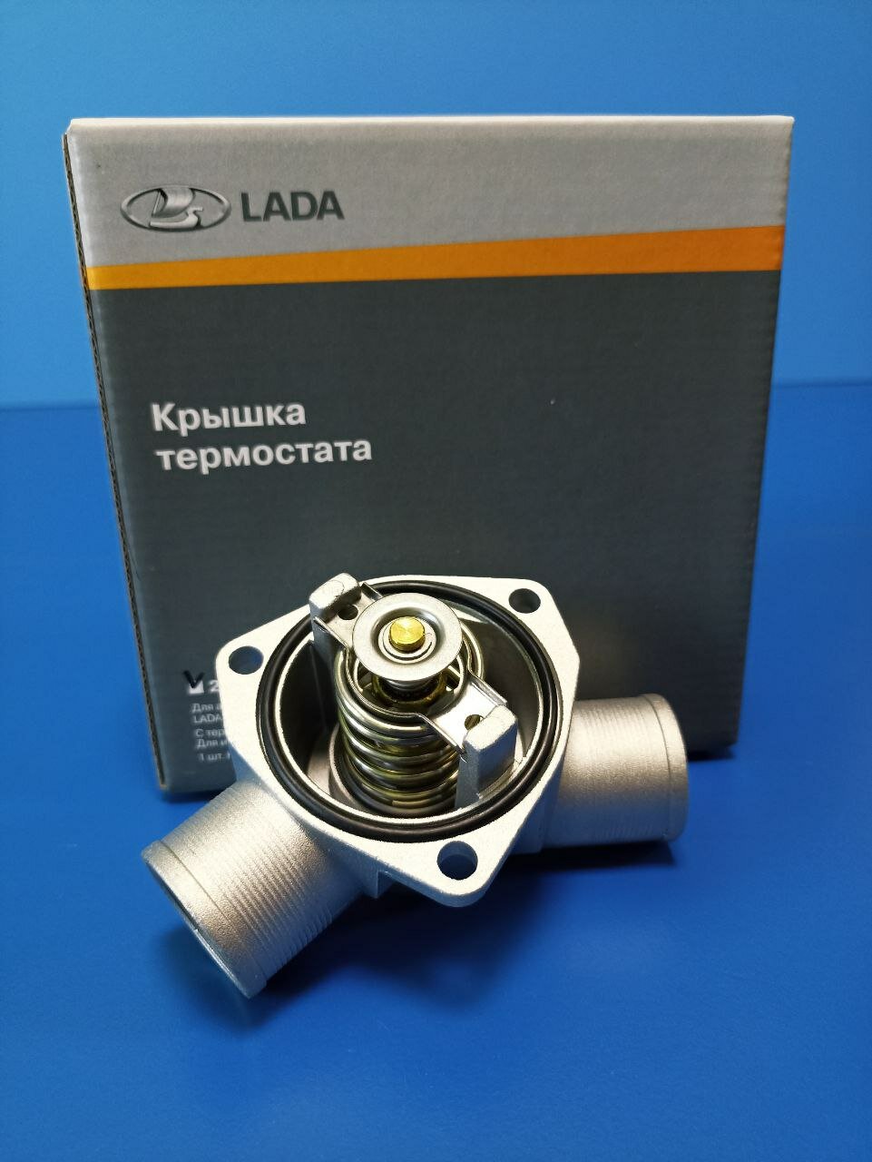 Термостат "ВАЗ" для автомобилей ВАЗ 21082-15, Приора (крышка с термоэлементом) (21082-1306010-25)
