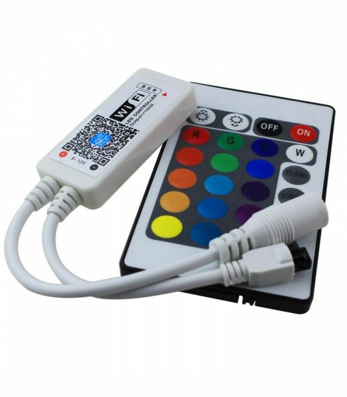 Контроллер Мини RGB, прием сигнала-радио, Wi-Fi; 12 В, 12 А, 144 Вт