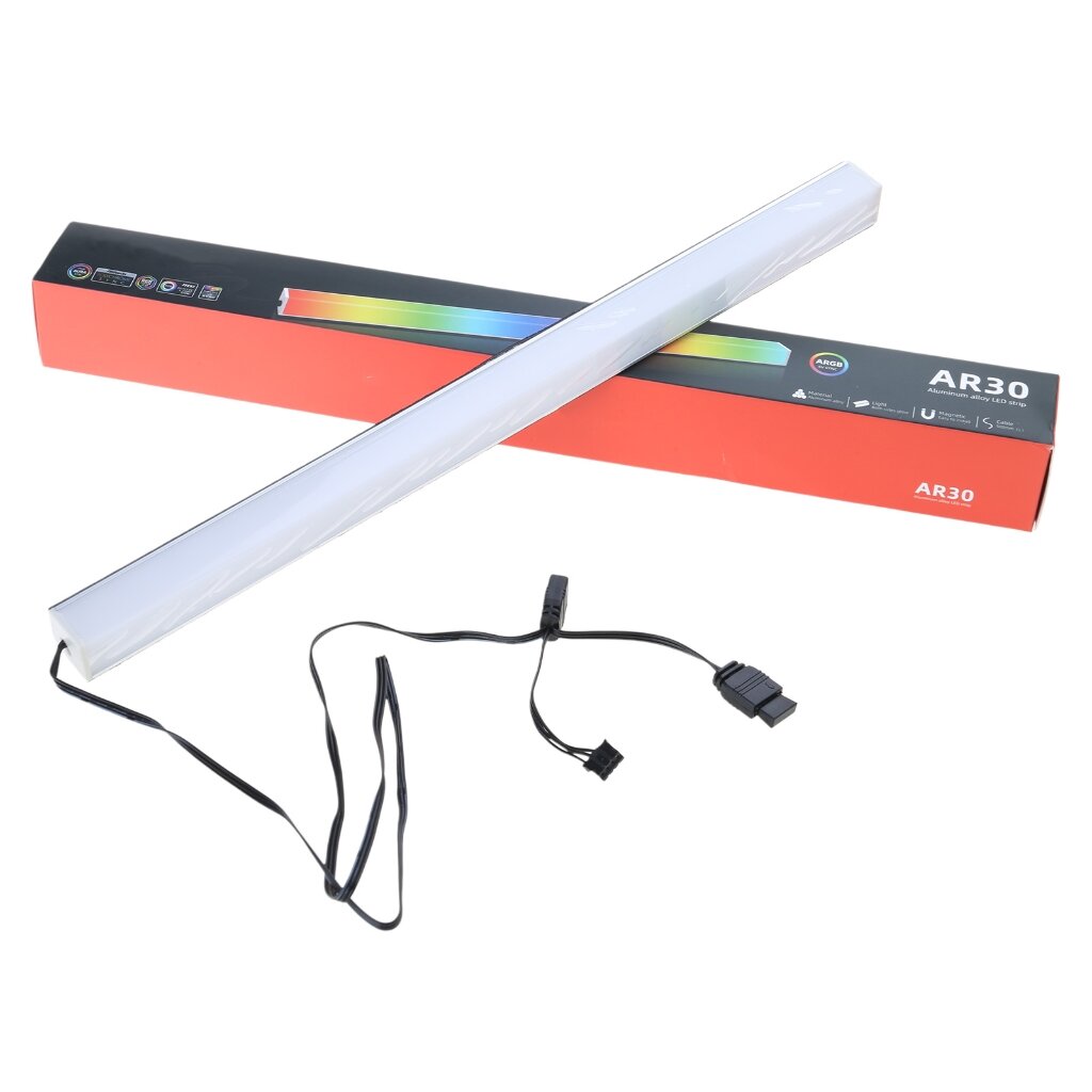 Coolmoon Двусторонняя RGB Световая панель Алюминиевая Магнитная RGB Светодиодная Цветная Лампа