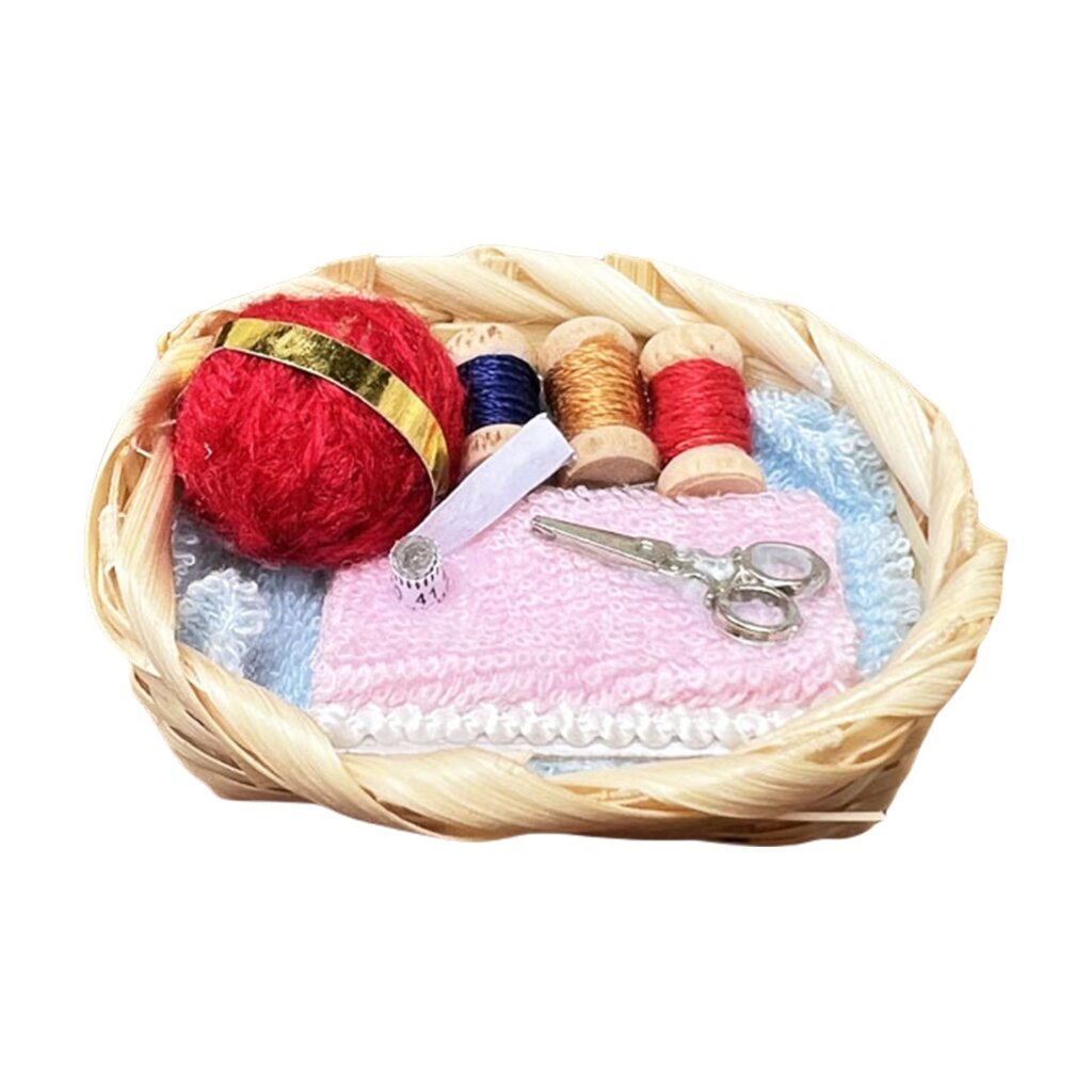 Многофункциональные Кукольные Домики Миниатюрная Корзина Для Белья с Одеждой из Прочной Ткани и Искусственным Мылом Аксессуар для Модели в масштабе 1 12