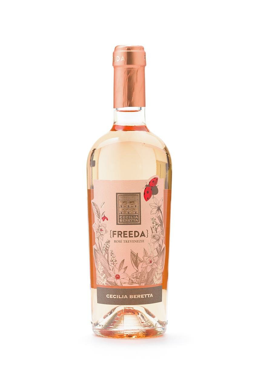 Вино Чечилия Беретта Фриида Розе Тревенецие, розовое, полусухое, 0.75л