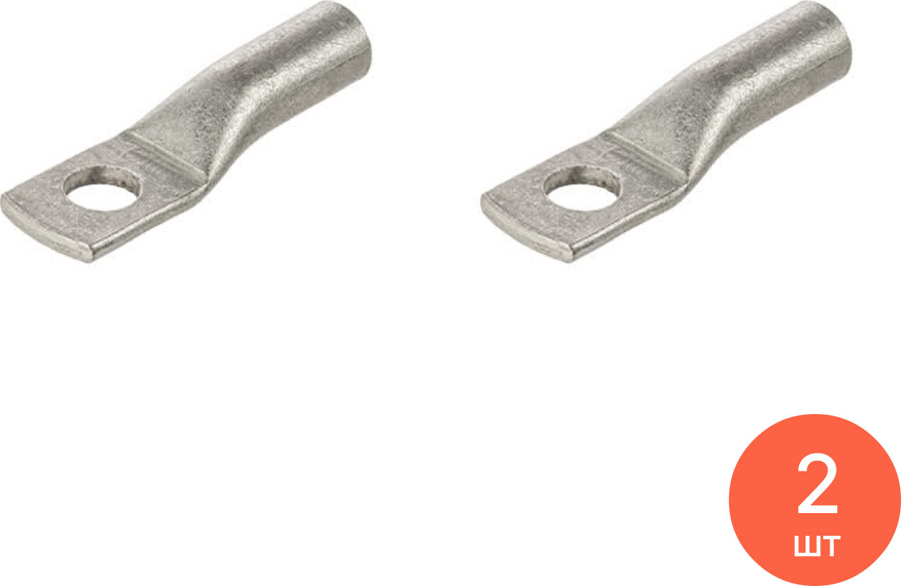 Кабельный наконечник TDM Electric / ТДМ Электрик ТМЛ (DIN) 50-8 медный луженый под опрессовку, SQ0577-0013, 1шт. (комплект из 2 шт)