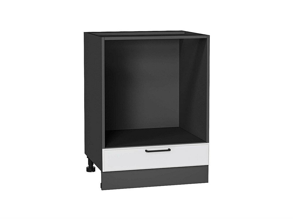 VVT Шкаф нижний под духовку Барселона Graphite, Белый, 600