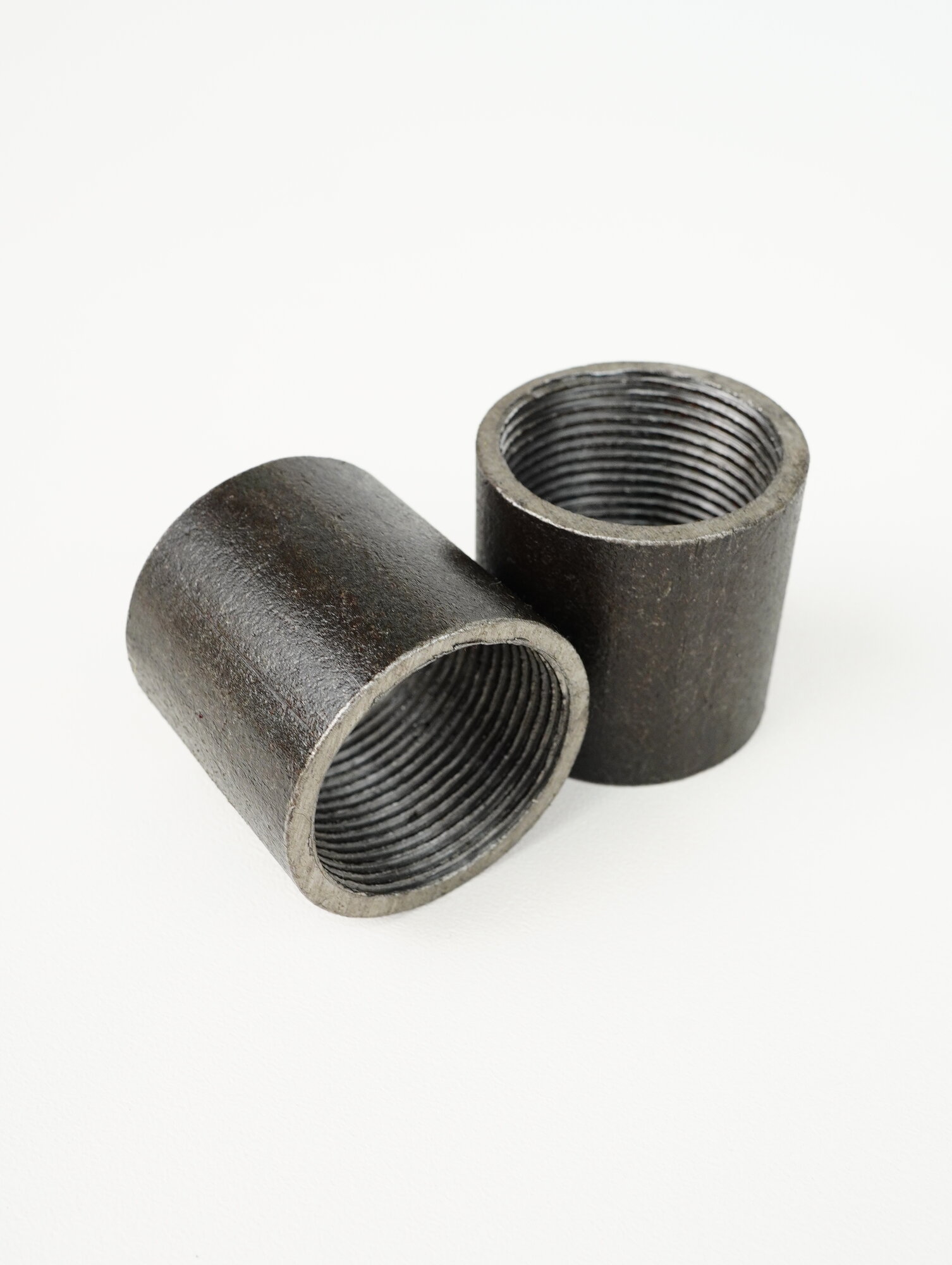 Муфта стальная 1 1/4 дюйма, без фаски (Ду-32) 2шт.