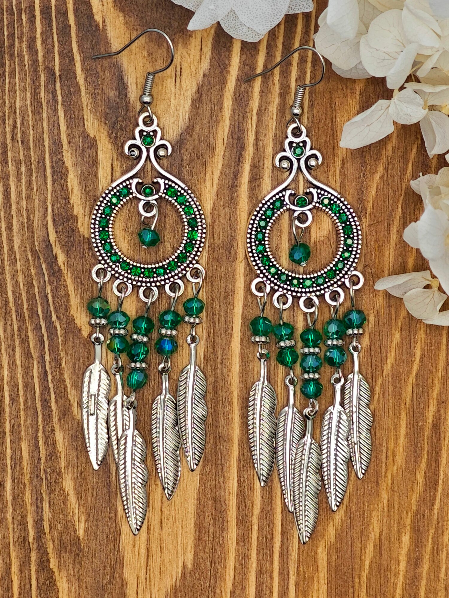 Серьги, бирюза синтетическая, эмаль