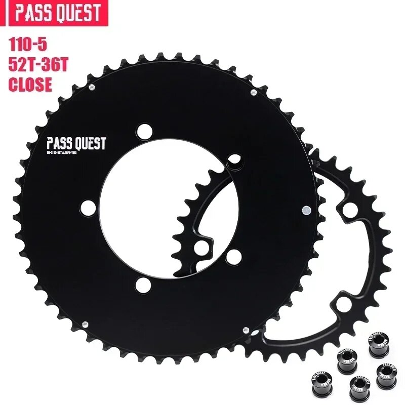 PASS QUEST Звездочка 52-36T BCD110 CLOSE