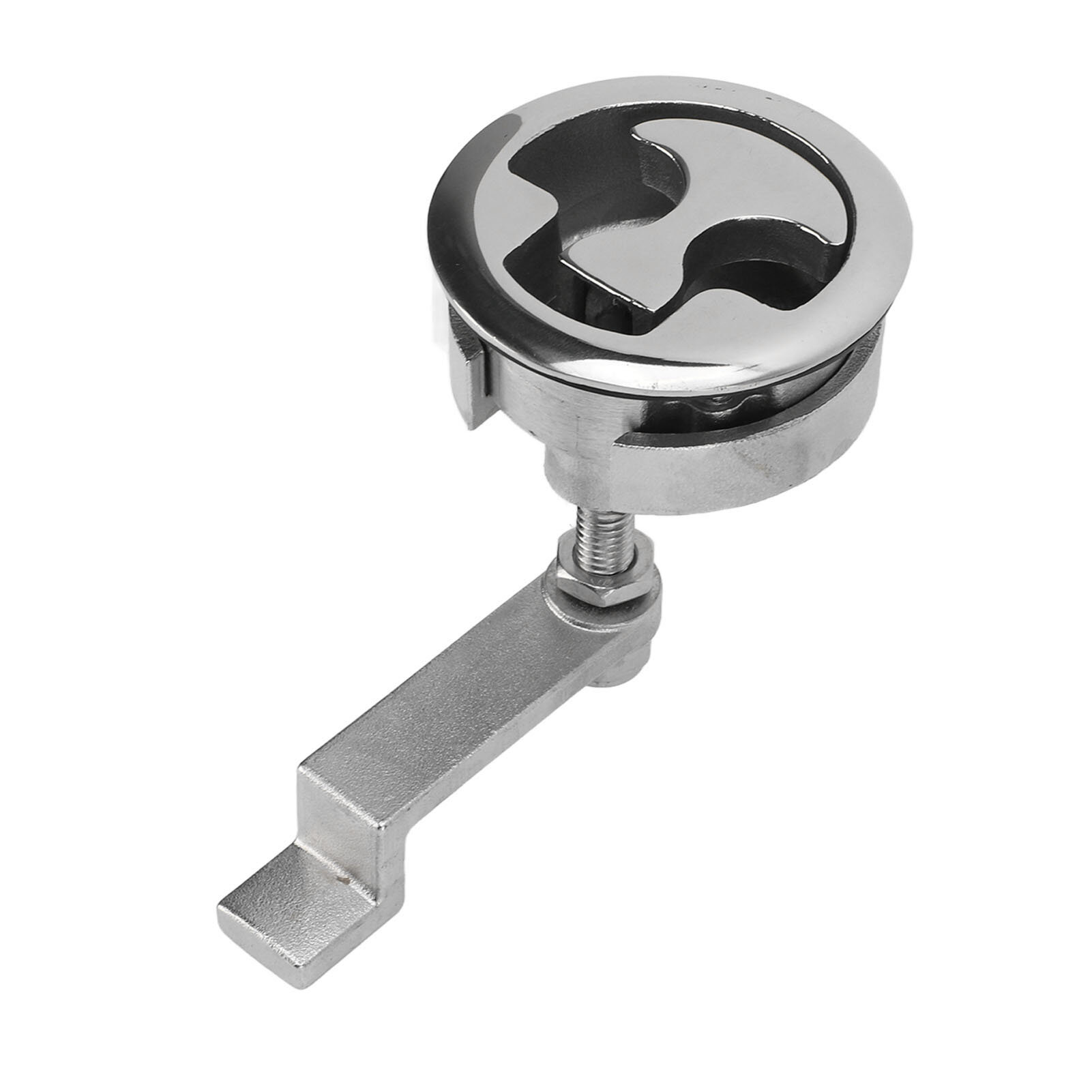 Замокдлядвернойручкилодки, морскаязащелкалюка, встраиваемая, изнержавеющейсталисзеркальнойполировкой, дляящиковкорабельныхшкафов.