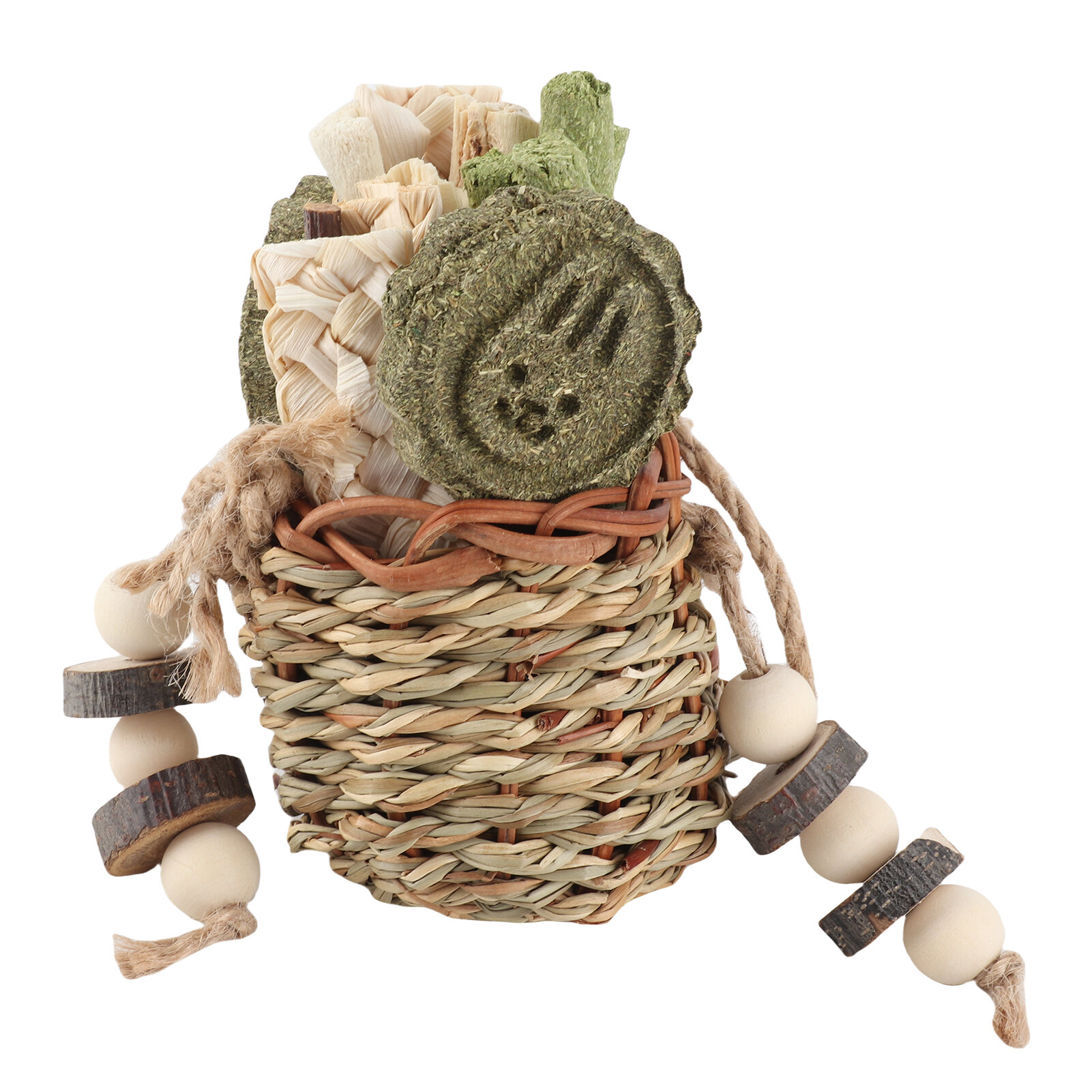 Хомяк, жевательные игрушки, подвесная соломенная корзина, кролик, жевательные игрушки, водоросли, яблочные деревянные палочки, жевательные игрушки для маленьких животных