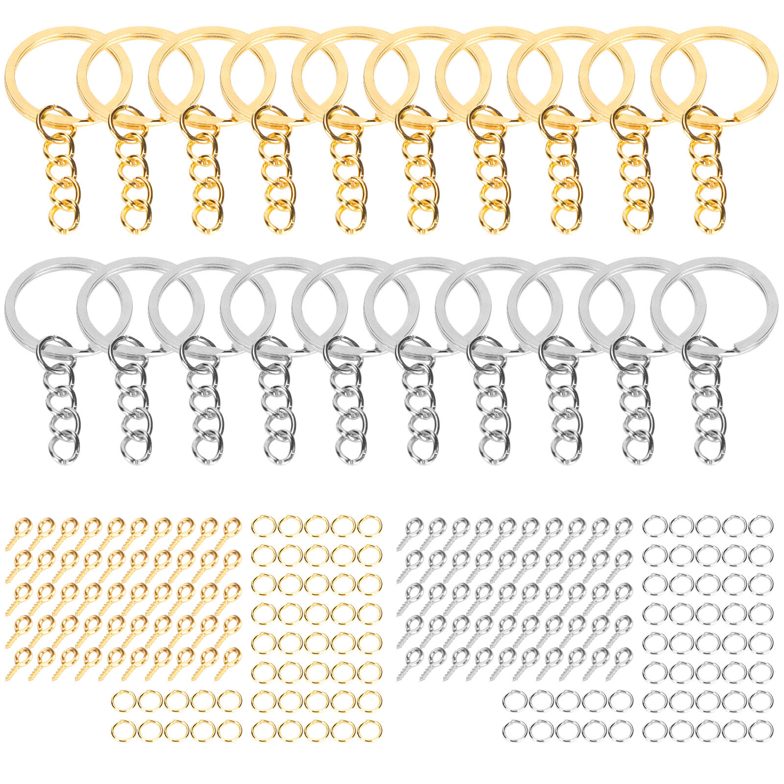 220 шт, раздельные брелки, кольца, сделай сам, буквы, цифры, кулон, штифты для глаз, для украшения поделок