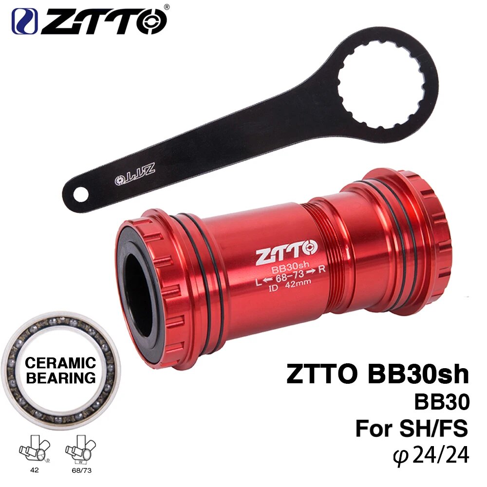 ZTTO каретка BB30sh Красный 24/24