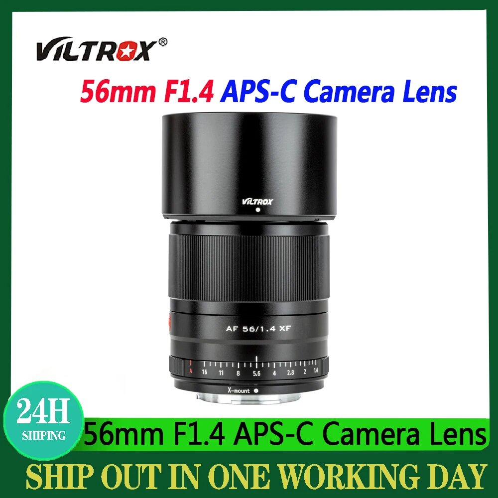 Объектив VILTROX 33mm 56mm F1.4 для камер APS-C Никон З, 33mm F1.4