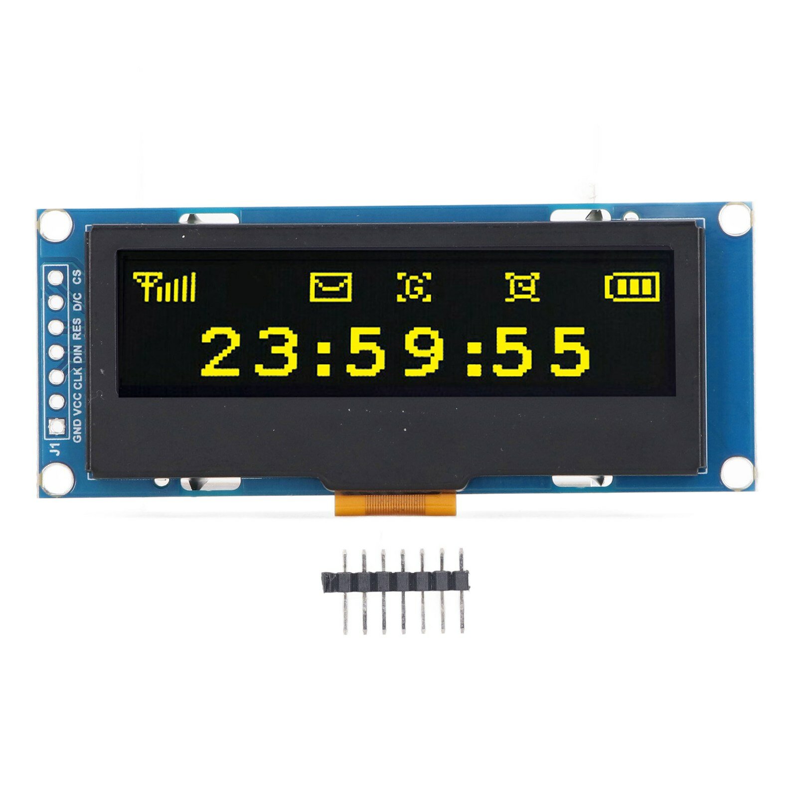 OLED дисплей 2.23" 128x32 SSD1305 желтый MRC162D