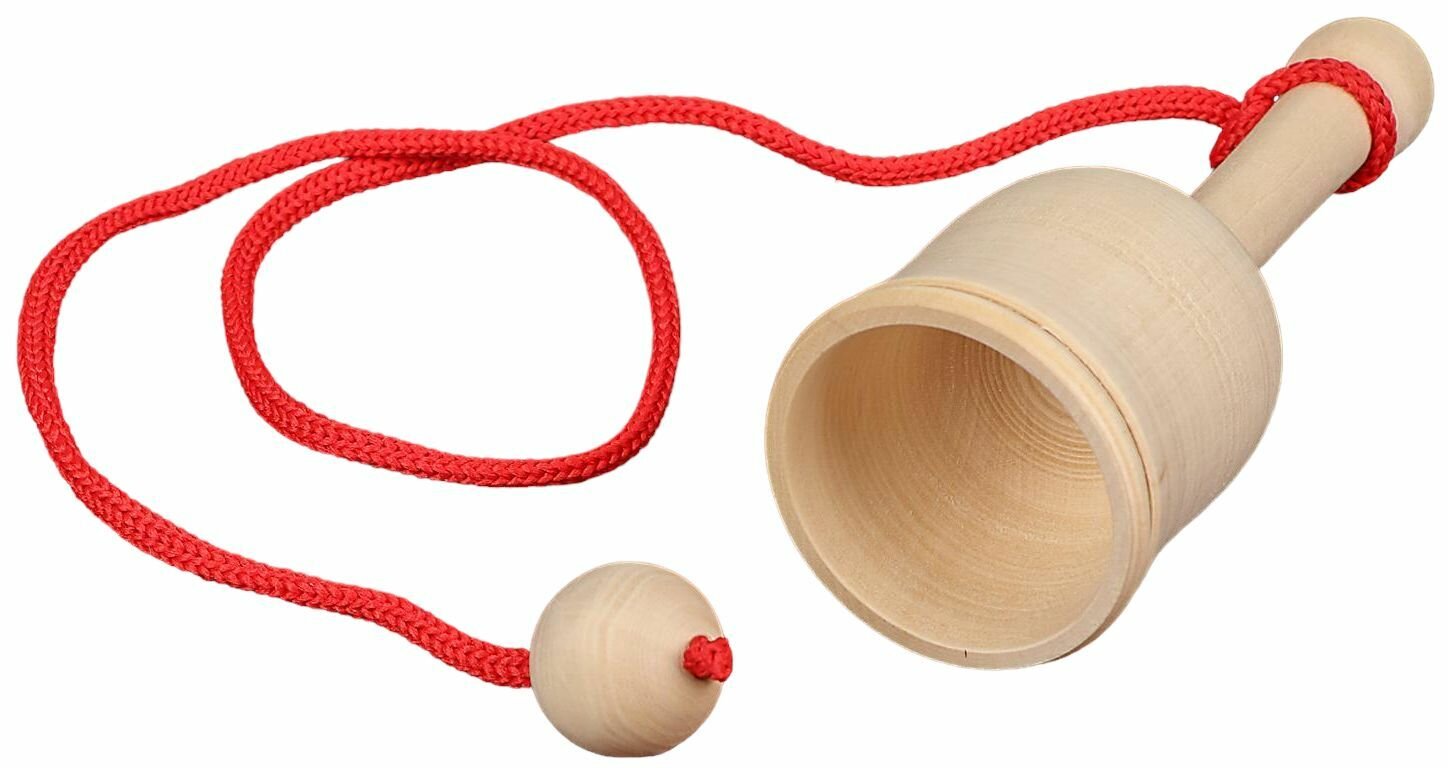 Деревянная игрушка бильбоке "Поймай мяч 1", подвижная детская игра на развитие ловкости и координации движений