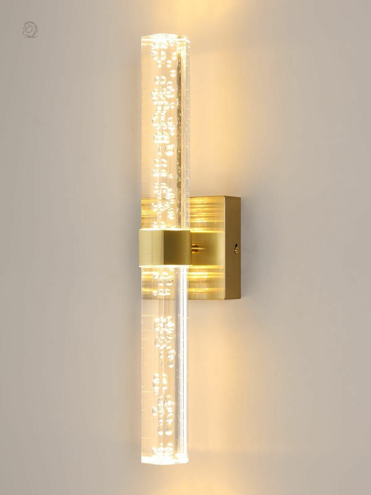 "Светодиодный настенный светильник Tealight 12Вт (3000K) стильное освещение для гостиной и спальни"Бра