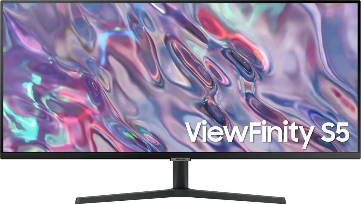 34" Монитор Samsung ViewFinity S5 LS34C500GAIXCI, черный (3440x1440, 100 Гц, VA, LED)