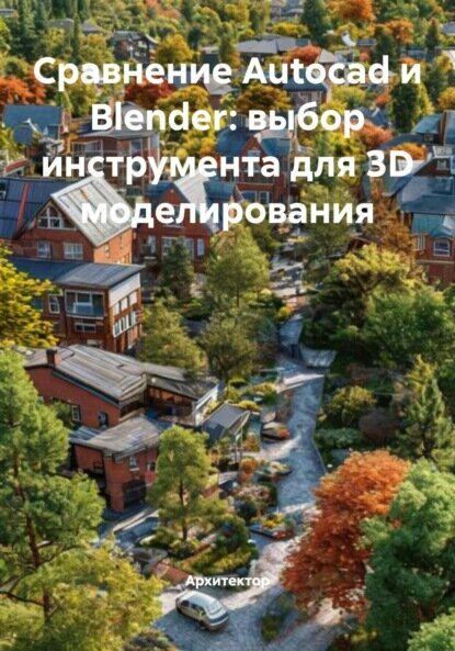 Сравнение Autocad и Blender: выбор инструмента для 3D моделирования [Цифровая книга]