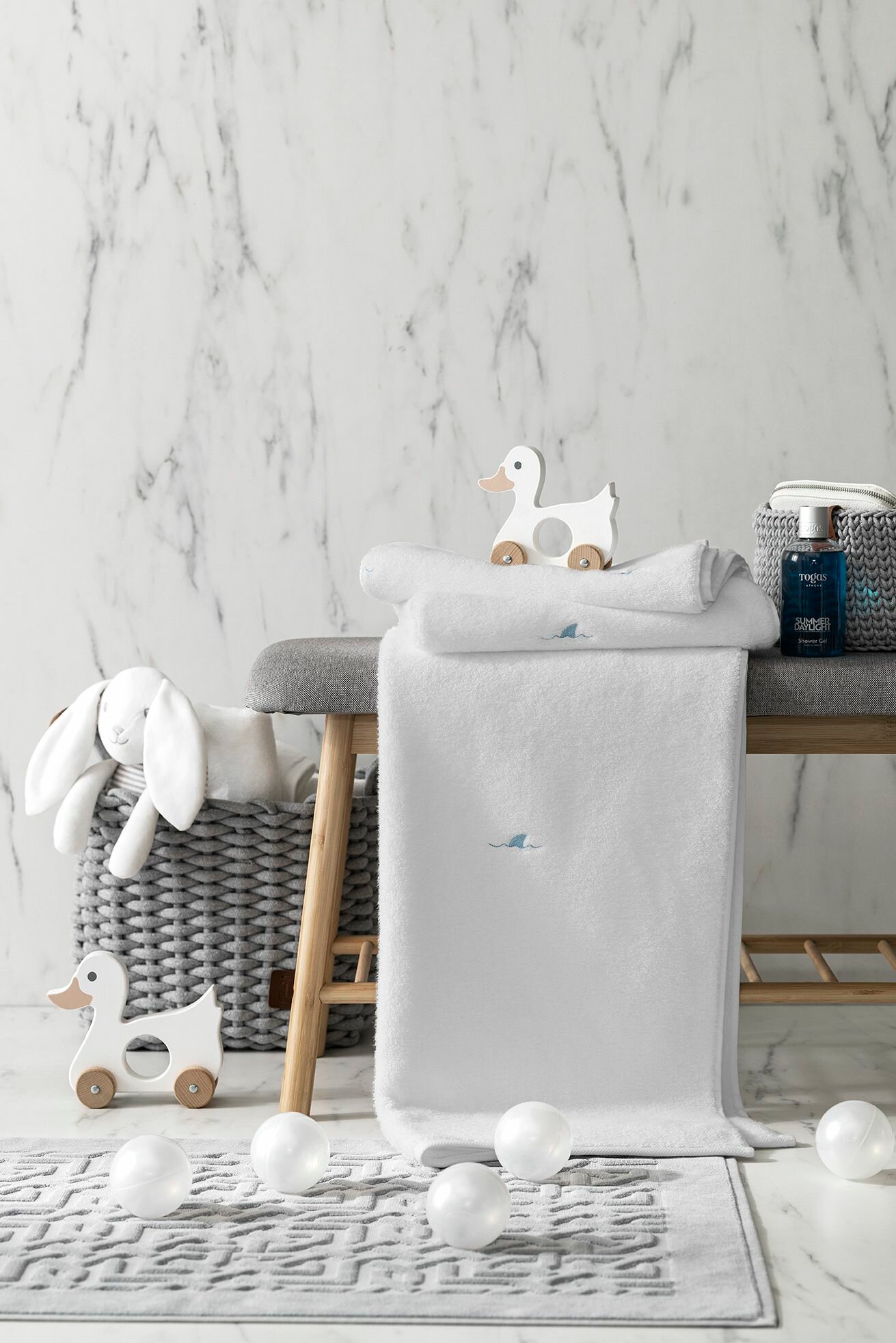 Togas Полотенце детское микрокоттон хлопок "Роми" для лица, для рук, 50x75