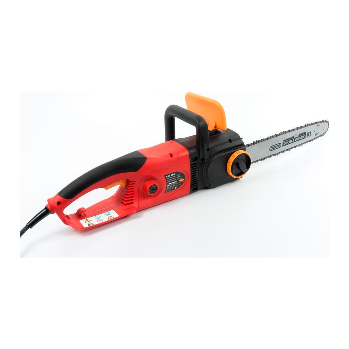 Пила цепная электрическая DDE CSE2216, 2230 Вт, бак 200 мл, красный