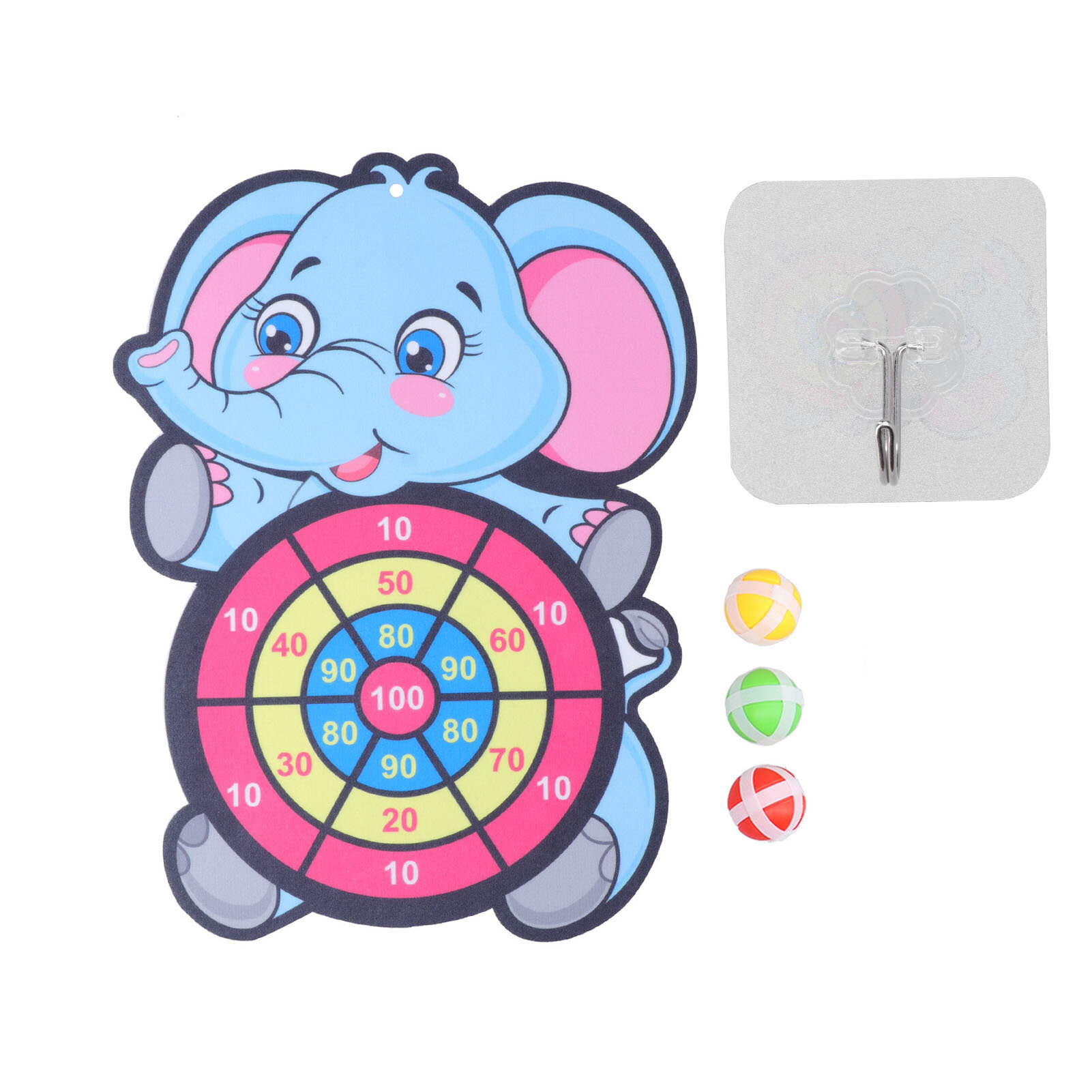 Дети -слон дартс набор крючок и пирог с 3 шариками и крючками