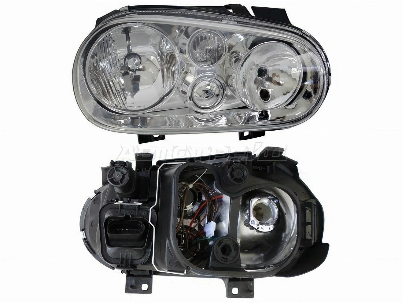 Фара правая, электрокорректор, без туманки для Фольксваген Гольф 4motion арт ST4411130R SAT