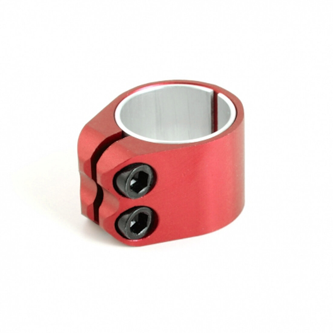 Зажим для трюкового самоката Ethic "Alu Basic Clamp", 2 болта - Red — фото 1