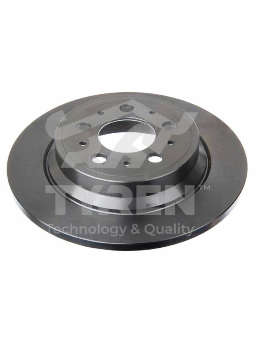 Диск тормозной задний для а/м VOLVO S70, S80, S60, XC70, Tyren TYR1020171