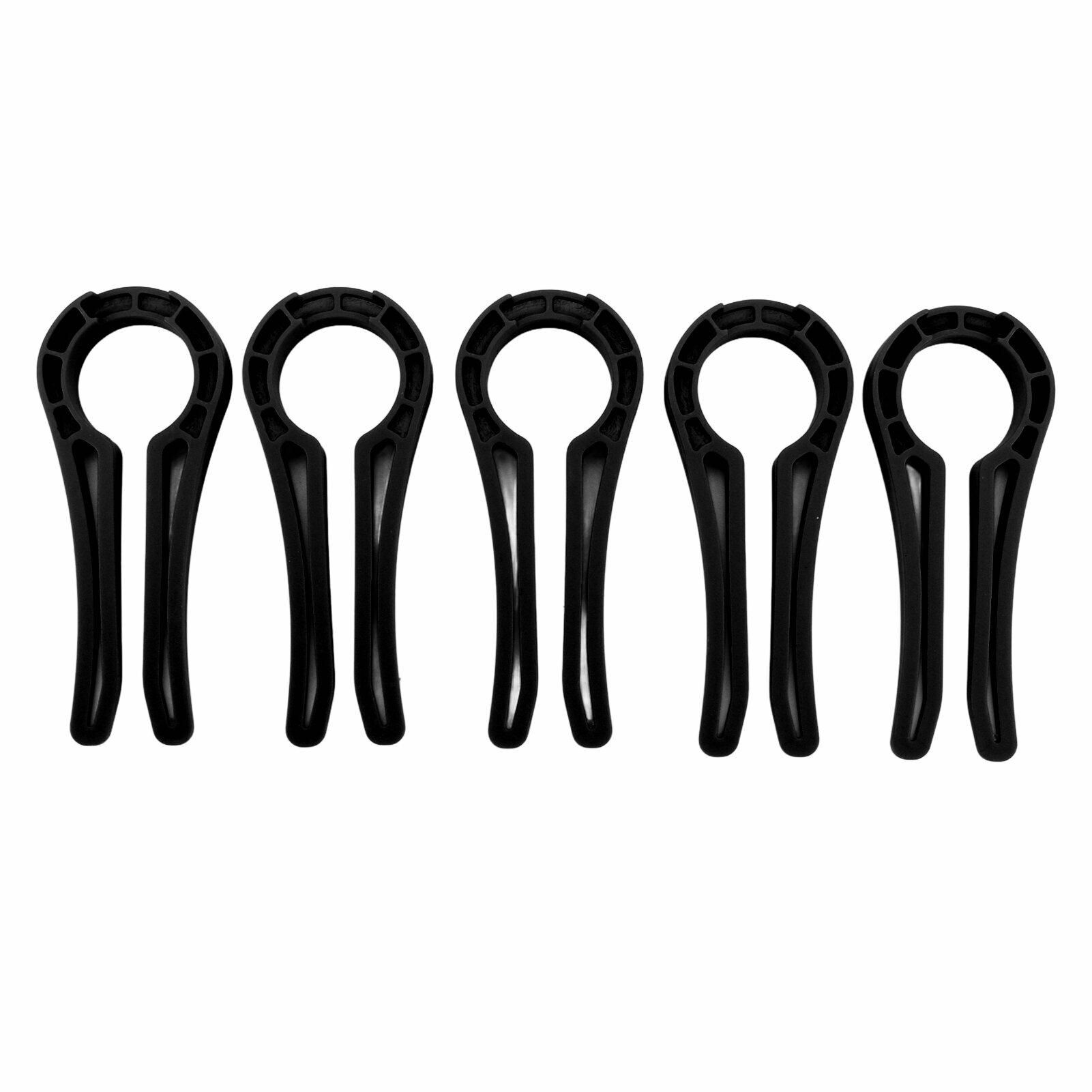 5 штук Защитные блокираторы ручек газовой плиты, защита от детей для кухни, черный цвет