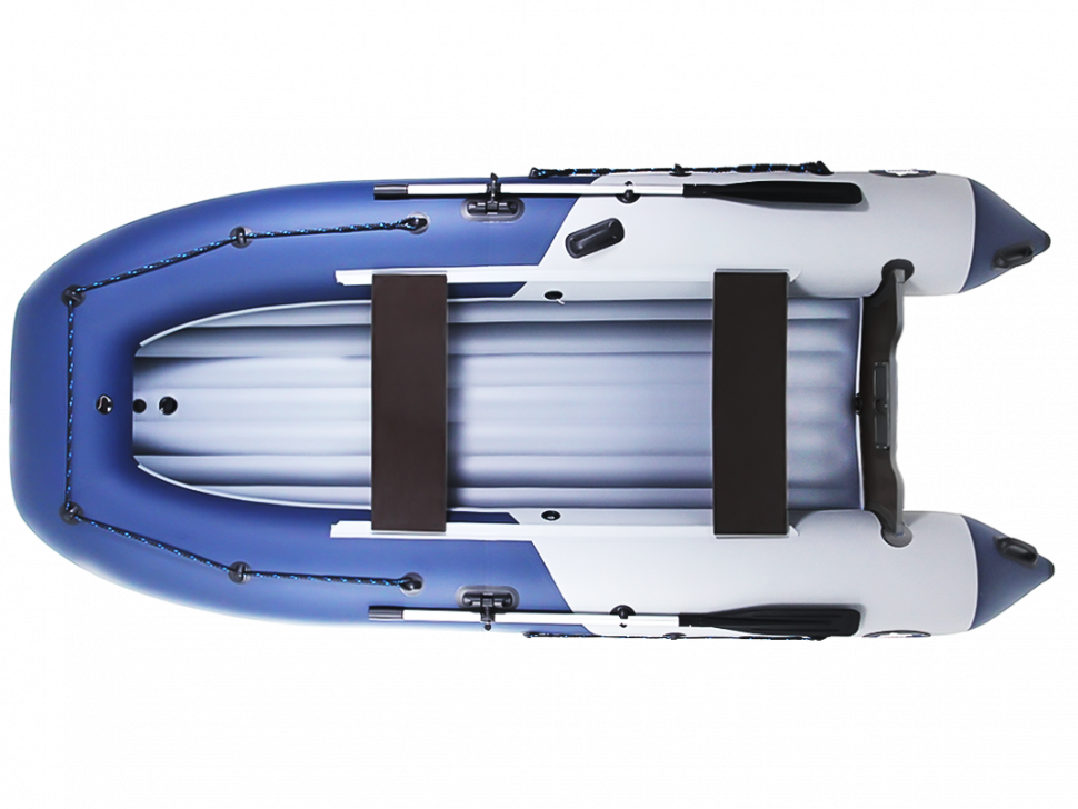 Надувная лодка НДНД Grouper 350 (серо-светлосиний)