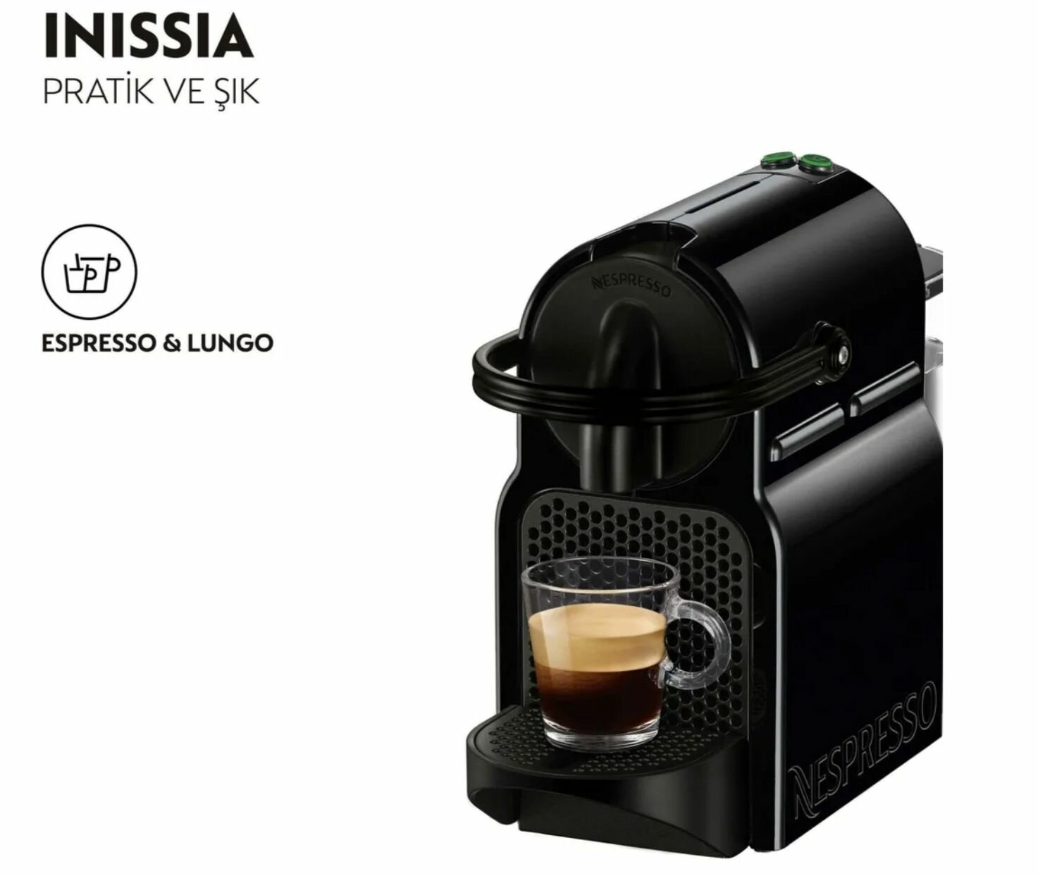 Nespresso Капсульная кофемашина D40, черный