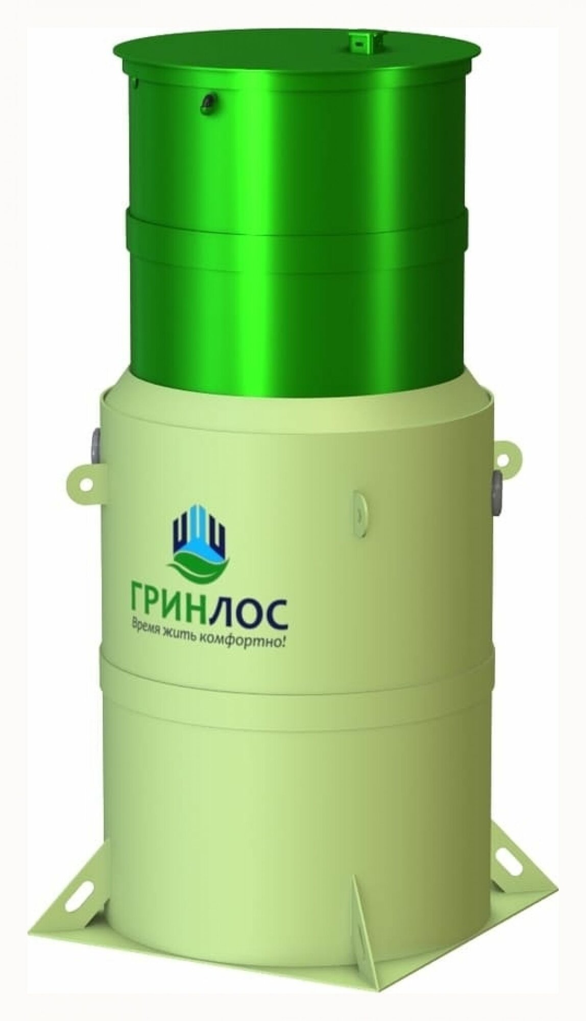 Септик для дома Гринлос Аэро Лайт 8 Миди (1.8 м3/сут, самотечный, на 8 человек)