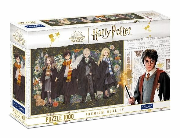 Пазлы хатбер-м 1000 деталей Гарри Поттер Premium, 1000ПЗ2_27706