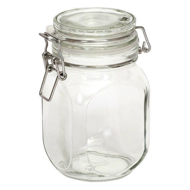 Банка 0,65л стекло с фиксатором