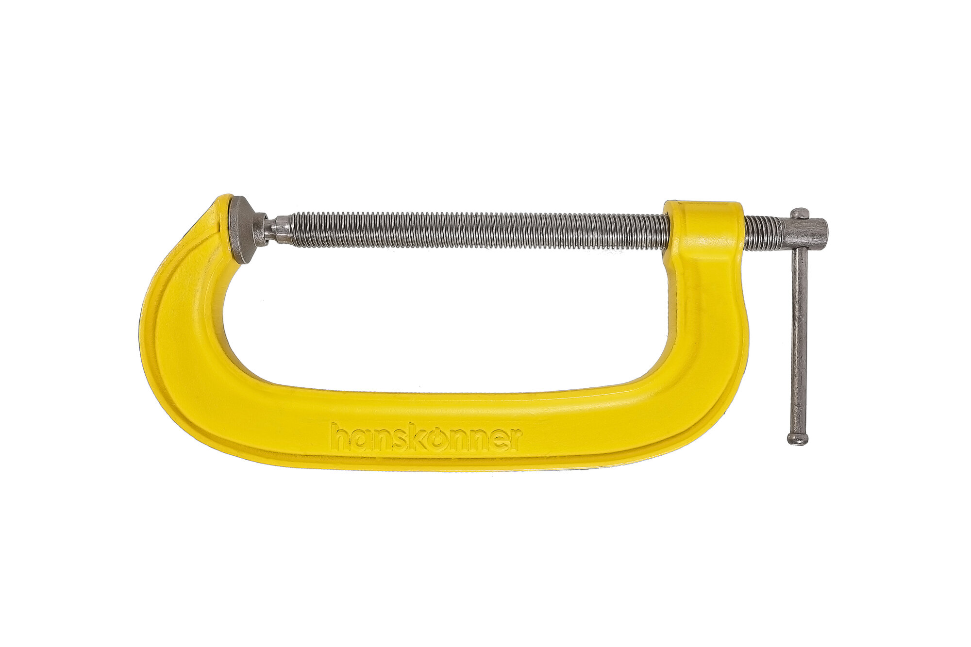 Струбцина Hanskonner HK1078-01-200 G-образная, 200 мм / 8', чугун, оксидированный винт